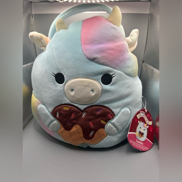 Squishmallows | Toys | Squishmallows Caedia The Cow Holding A Sprinkled ...